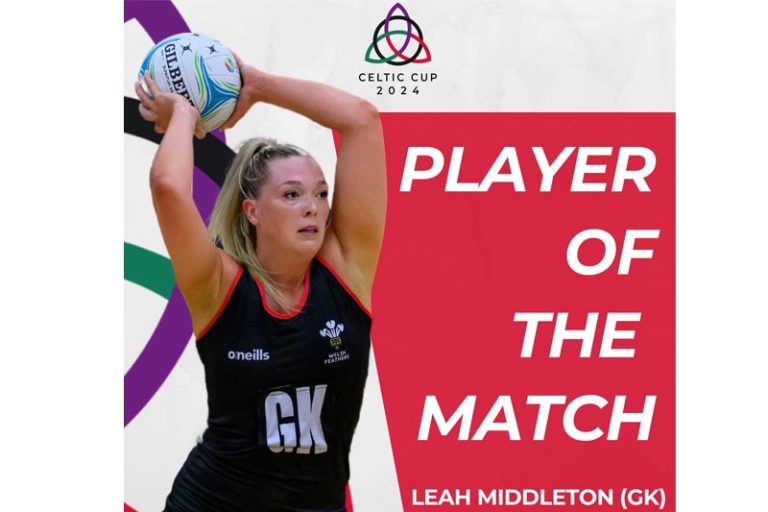 Leah Middleton Player Of Match - The Netball Show with Flyhawk