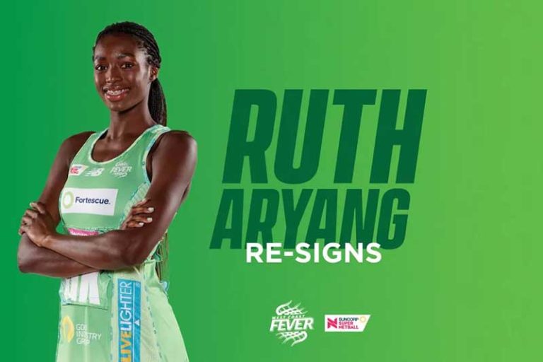 Ruth Aryang completes Fever’s 10 - The Netball Show with Flyhawk