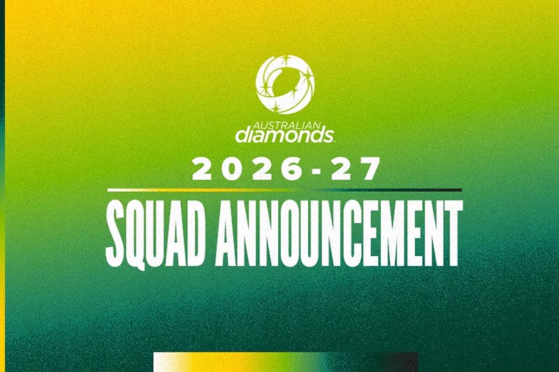 Diamonds selected for 2026/2027 - The Netball Show with Flyhawk